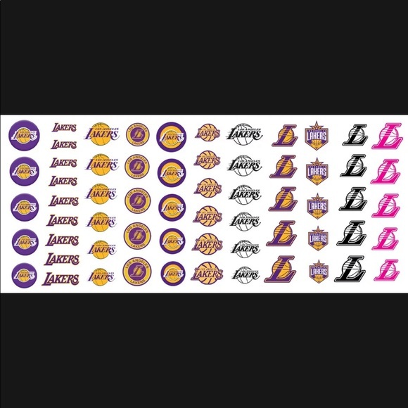 NBA | Makeup | Bogo6 La Lakers Water Transfer Nail Decals Nba | Poshmark